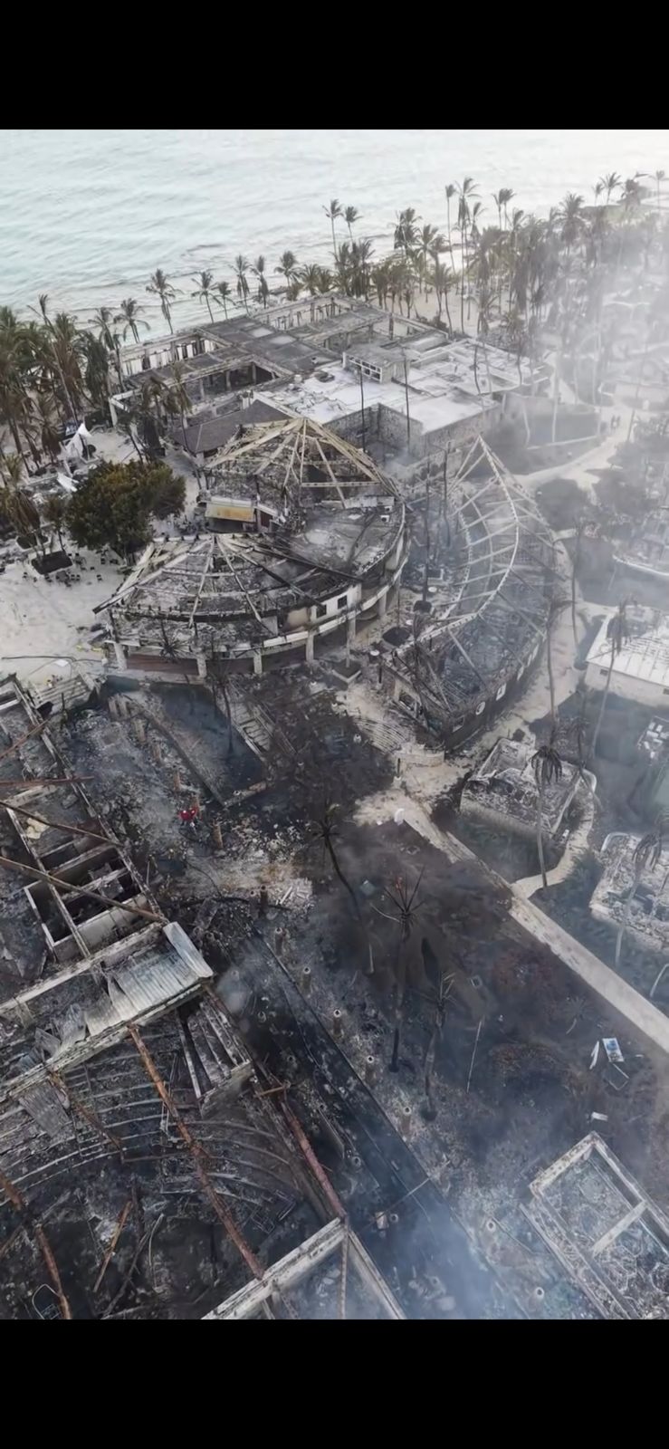 Panorama de la destrucción que dejó el voraz incendio en el hotel ...